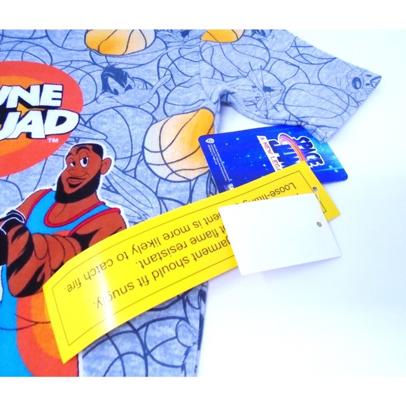 Warner Bros. | Pajamas | New Looney Toons Space Jam Sleeper Top Size 8 ...